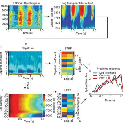 Processing Steps In Analysis A Spectrogram And Log Filter