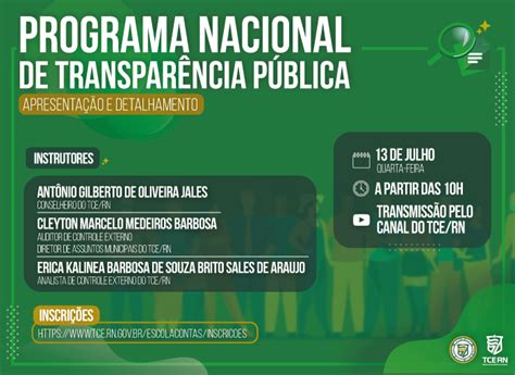 Tce Rn Realiza Treinamento Para Apresentar Programa Nacional De