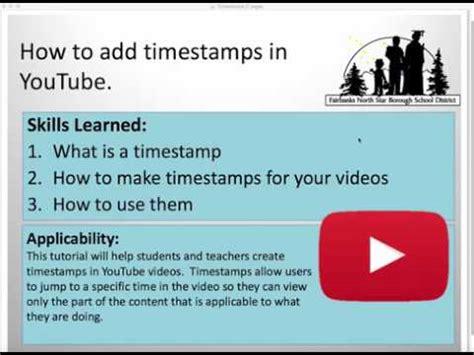 How To Make Timestamps In YouTube YouTube