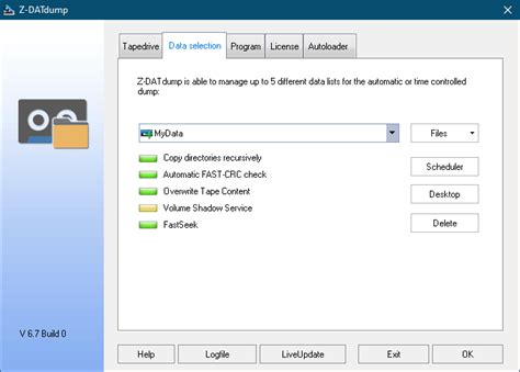 tape backup software for professional backups z dbackup