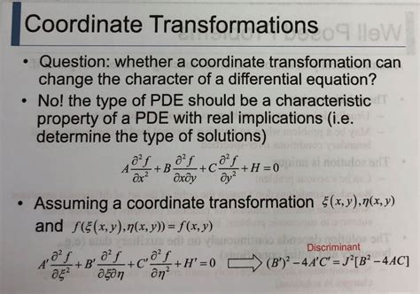 solved 1 for the coordinate transformations in slide 14 of