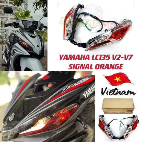 YAMAHA LC LC V V VIETNAM SIGNAL ORANGE FRONT REAR WIRE SOCKET CONVERT LAMPU HEAD LAMP