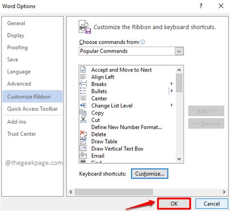 how to create your own custom keyboard shortcuts in ms word