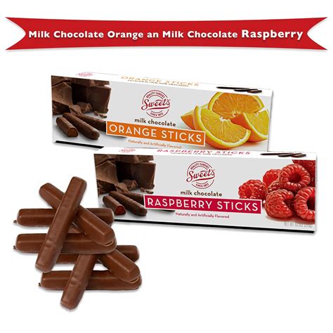 Sweet Candy Milk Chocolate Candy Sticks Variety 2 Pack Milk Chocolate