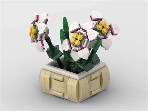 Lego Moc Lillian Flower By Gabizon Rebrickable Build With Lego