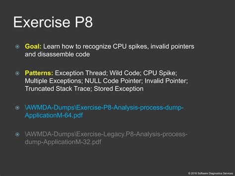 Accelerated Windows Memory Dump Analysis Ppt