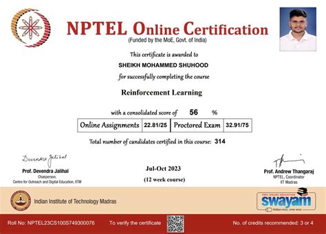 Nptel Artificialintelligence Onlinelearning Certificationcomplete Continuouslearning
