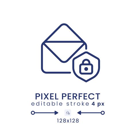email security linear desktop icon account protection prevent
