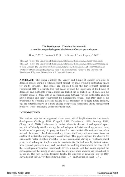 Pdf The Development Timeline Framework A Tool For Engendering