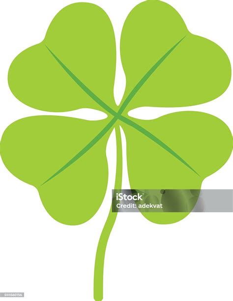 클로버 아이콘크기 벡터 일러스트 네잎 클로버에 대한 스톡 벡터 아트 및 기타 이미지 네잎 클로버 클로버 모양 4 명 Istock