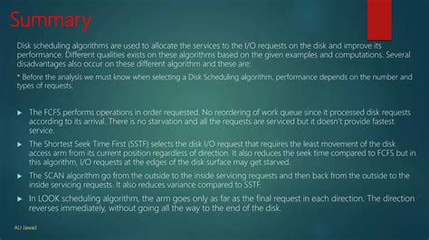 Disk Scheduling Algorithms PPT