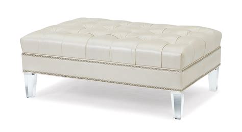Pippa Rectangular Tufted Ottoman 370 Massoud Furniture