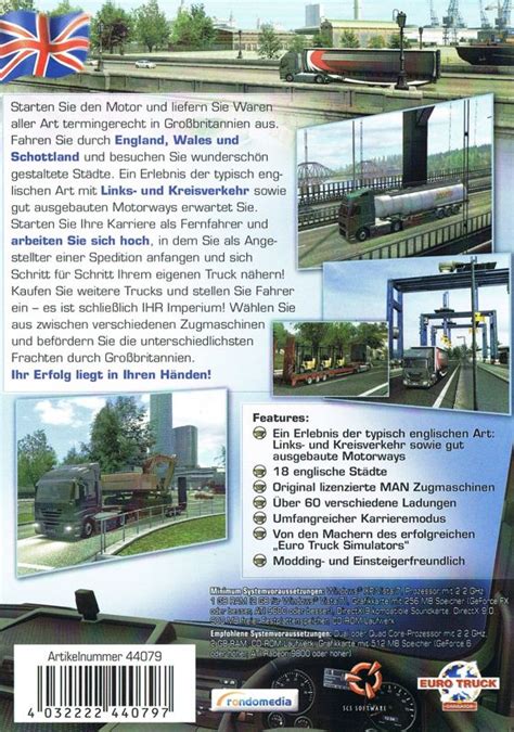 Uk Truck Simulator Cover Or Packaging Material Mobygames