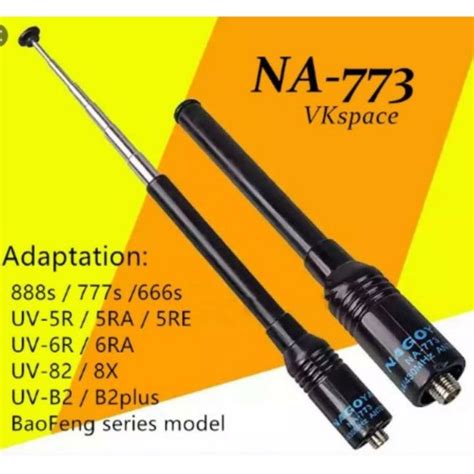NEW Nagoya NA Extensible Telescopic High Gain Antenna For Walkie Talkie Two Way Radio Dual