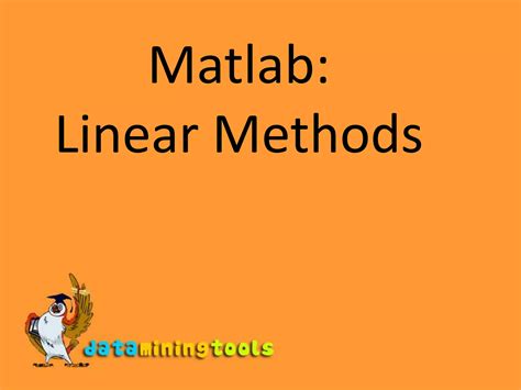 matlab linear methods quantiles pptx