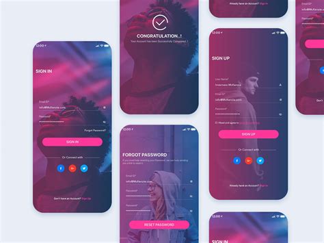 Hi Guys Recently I Explored The Registration Screen For Mobile App Design Just P