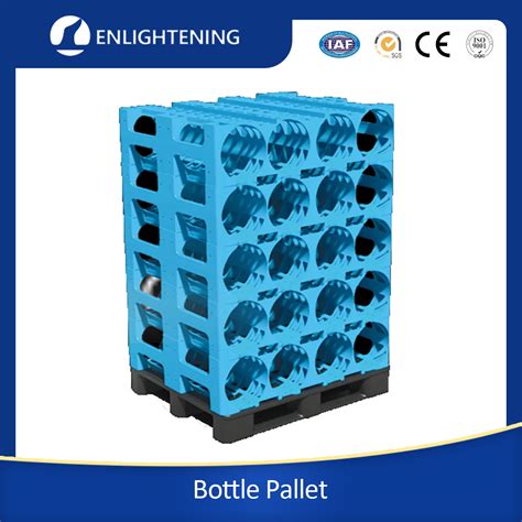 4 Pocket Modular Stackable Blue19 Liter Hdpe 5 Gallon Plastic Bottled