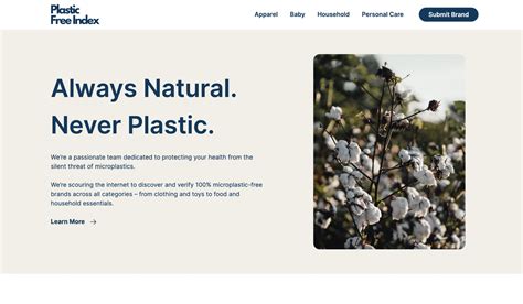 Introducing Plastic Free Index