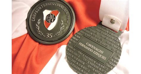 Un Recuerdo Imborrable Aquí Están Estas Son Las Medallas Del River Campeón Infobae