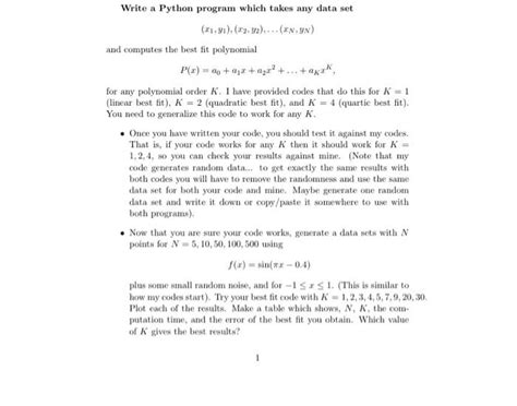 Solved Please Use Python And Show Codes The Second And