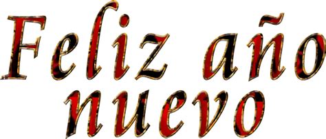 Download Letras De Feliz Año Nuevo Calligraphy Clipart 3318130