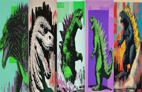 Godzilla Pop Art By Thegreatdevin On Deviantart
