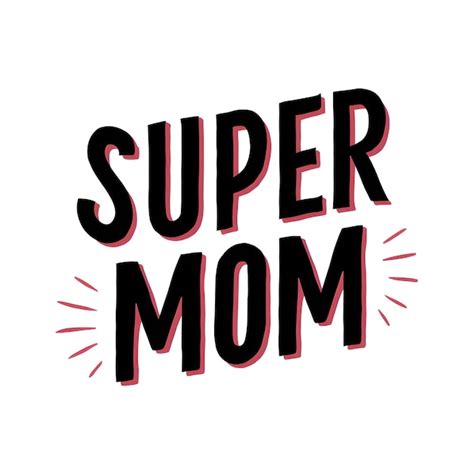 Super Mom Poster Premium Ai Generated Image