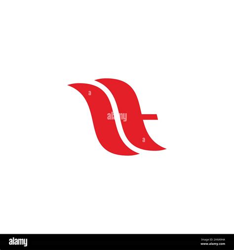 Abstract Letter Zt Curve Geometric Simple Logo Vector Stock Vector