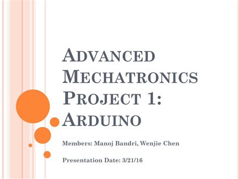 Pdf Advanced Mechatronics Project 1mechatronicsprojectsme7836