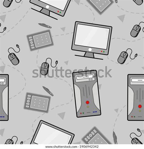 Computer Drawing Printables Stock Vectors Images Vector Art Shutterstock
