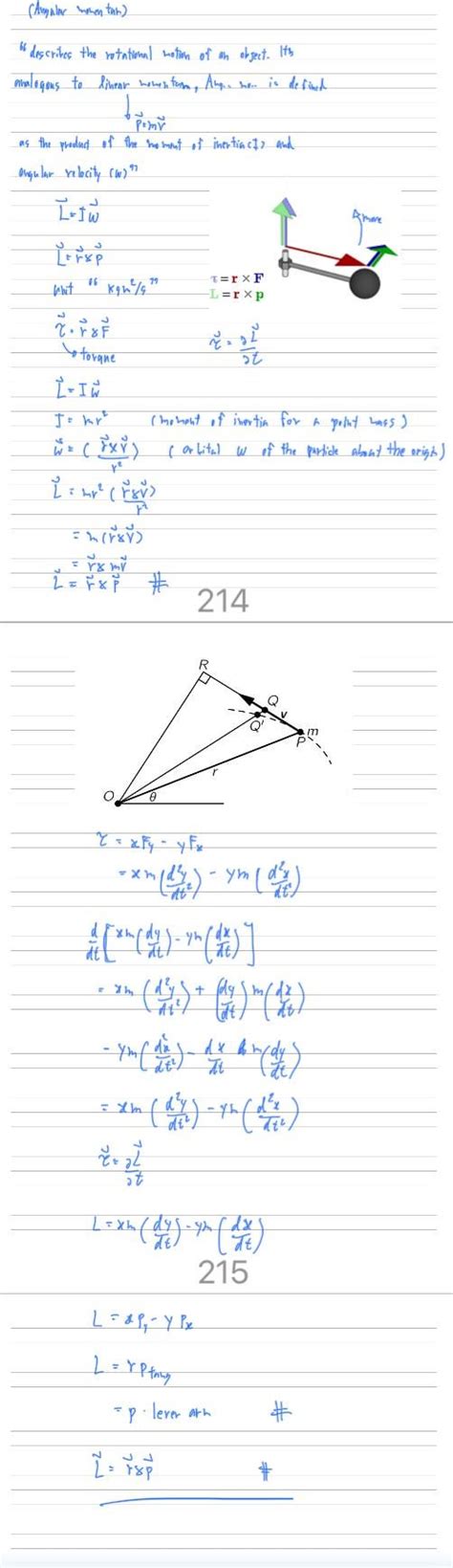 angular momentum physics r physicsstepbystep