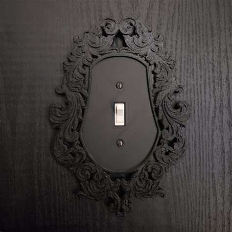 Victorian Frame Switch Plate Cover Gothic Home Hardware 3d Printed 1 Etsy