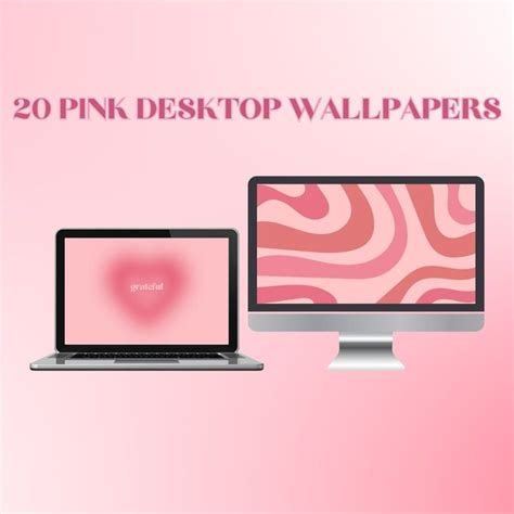 Pink Aesthetic Desktop Wallpaper Pack 20 Files 16 9 Digital