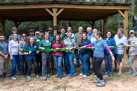 Bayou Land Conservancy Ribbon Cutting On Spring Creek Reduce Flooding
