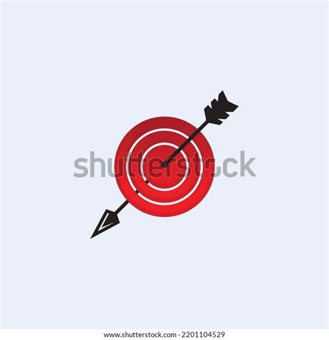 Arrows Target Vector Image Stock Vector Royalty Free 2201104529