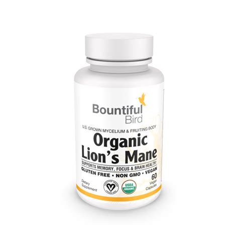 Bountiful Bird Premium Supplement Organic Lion S Mane