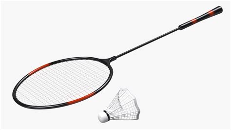 Badminton Racket And Shuttle