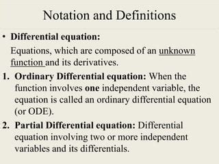 Ordinary Differential Equation Pptx
