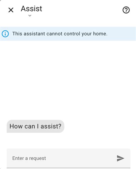 This Assistant Cannot Control Your Home Since 20248x Voice Assistant Home Assistant