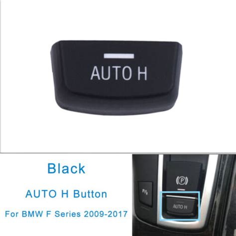 Fit Bmw F01 F06 F12 F10 F07 F25 F26 F15 F16 Black Auto H Button Cover