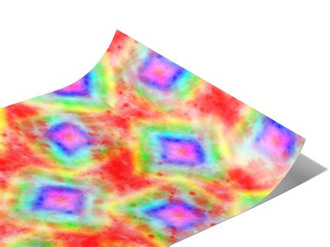 Rwraps™ Retro Flashback Tie Dye Vinyl Wrap Tie Dye Print Car Wrap Film