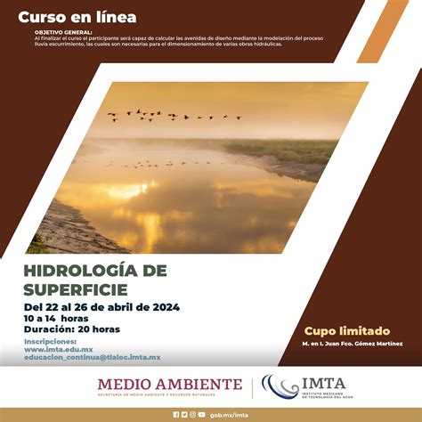 Curso En Línea Hidrología De Superficie Mx