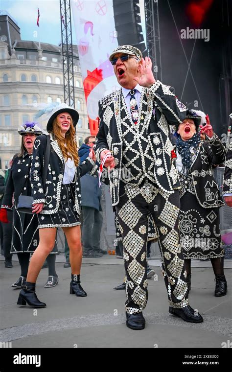 Cockney Pearly Kings And Queens St Georges Day Celebrations