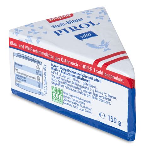 ROKSH Weichkäse MILFINA Weiss Blauer Pirol mild 150g