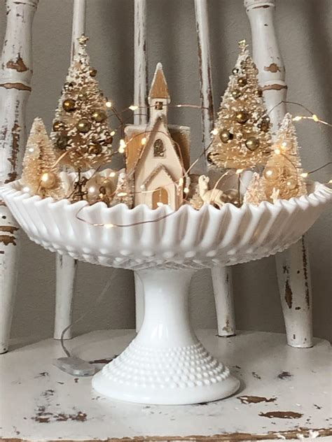 Using Milk Glass In Christmas Decorating Susan Said What