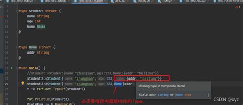 Go语言 【结构体】 初始化内嵌结构体go内嵌结构体初始化 Csdn博客