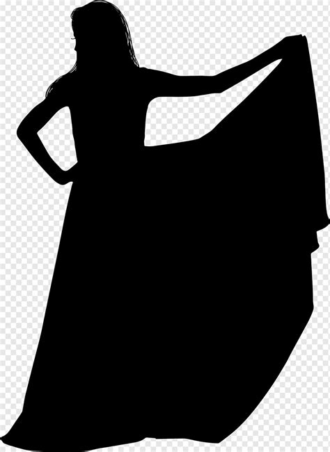 Silueta De Mujer Vestida Clip Art Vestir Negro Silueta Gráficos