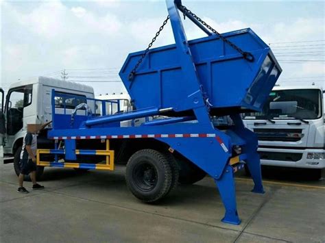 China High Quality 6 Wheelers 15 Cbm Skip Loader Lorry Manufacturers