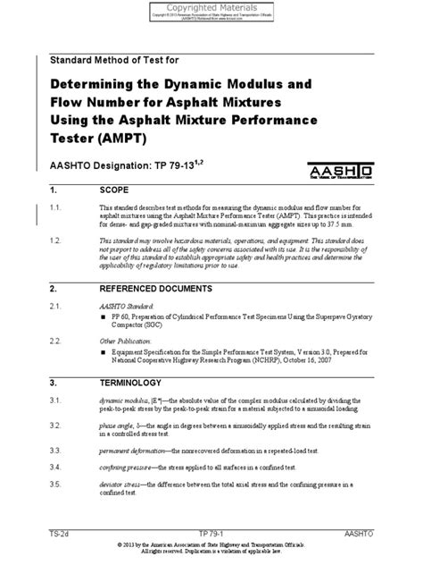 Determining The Dynamic Modulus And Flow Number For Asphalt Mixtures Using The Asphalt Mixture