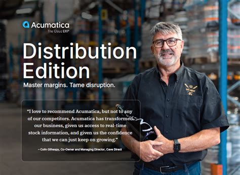 Acumatica Distribution Edition A Complete Streamlined Distribution Erp Solution Aktion